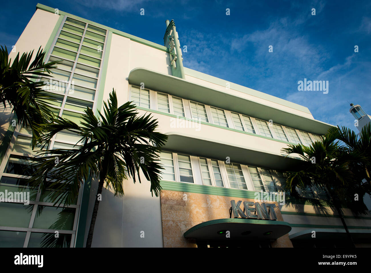 Art Deco buildings. Miami Beach, Florida Stock Photo - Alamy