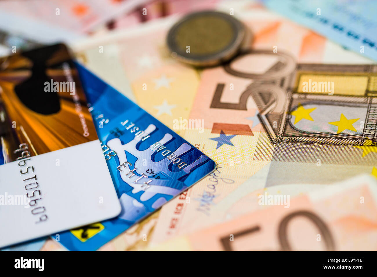 Easily loaded money. Prepaid card. Easy load money to credit card Stock ...