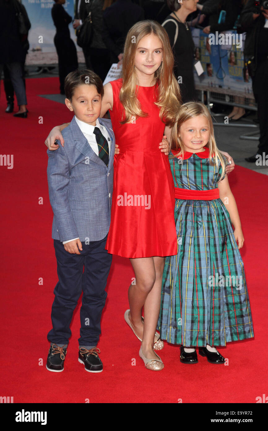 London, UK. Bobby Smalldridge, Emilia Jones & Harriet Turnbal at World ...