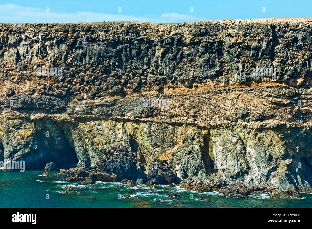 Pillow lava that formed underwater on unconformity of Jurassic ...
