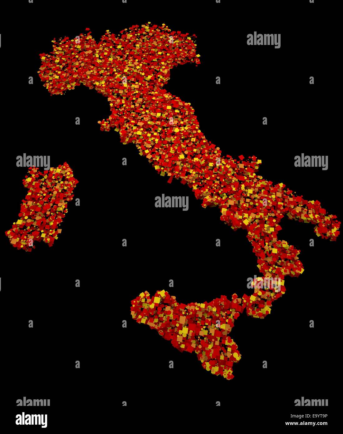 Italy Population Map