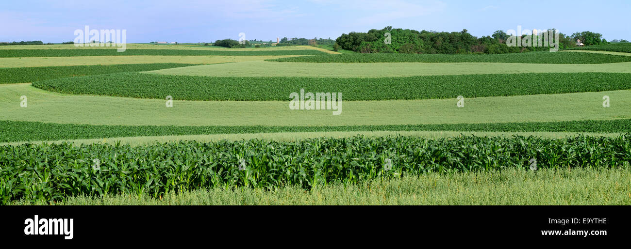 Contour strip farming hi-res stock photography and images - Alamy