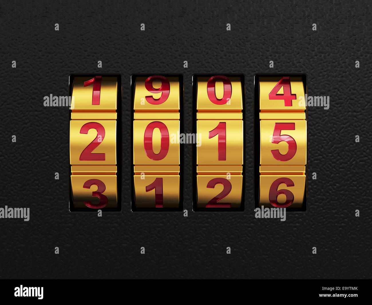 Gold combination lock hi-res stock photography and images - Alamy