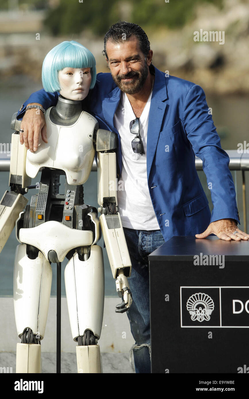 San Sebastian. Spain. Antonio Banderas arrives at 62 San Sebastian film ...