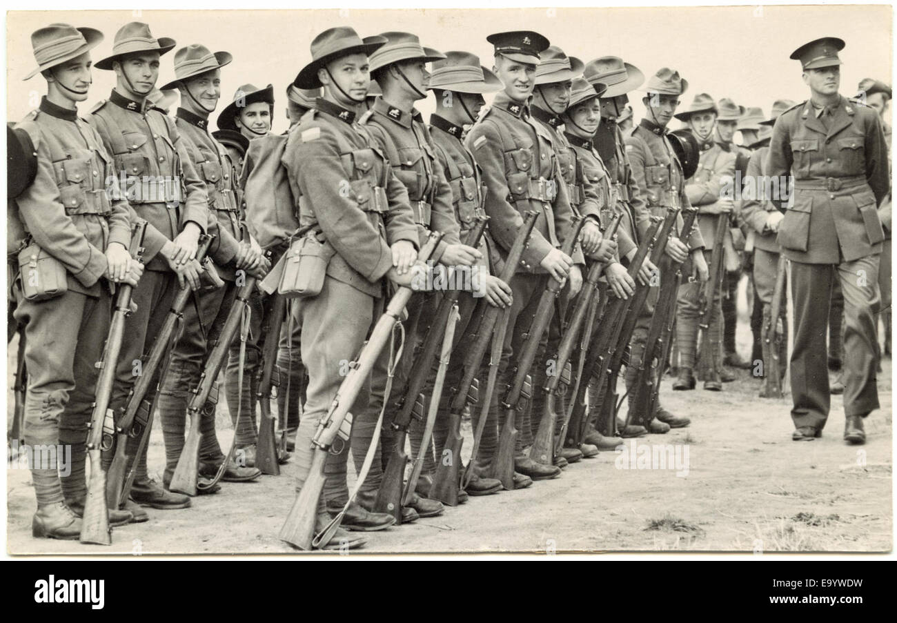 Inspection of the troops at Brighton Army Camp (c1950) Inspection of ...
