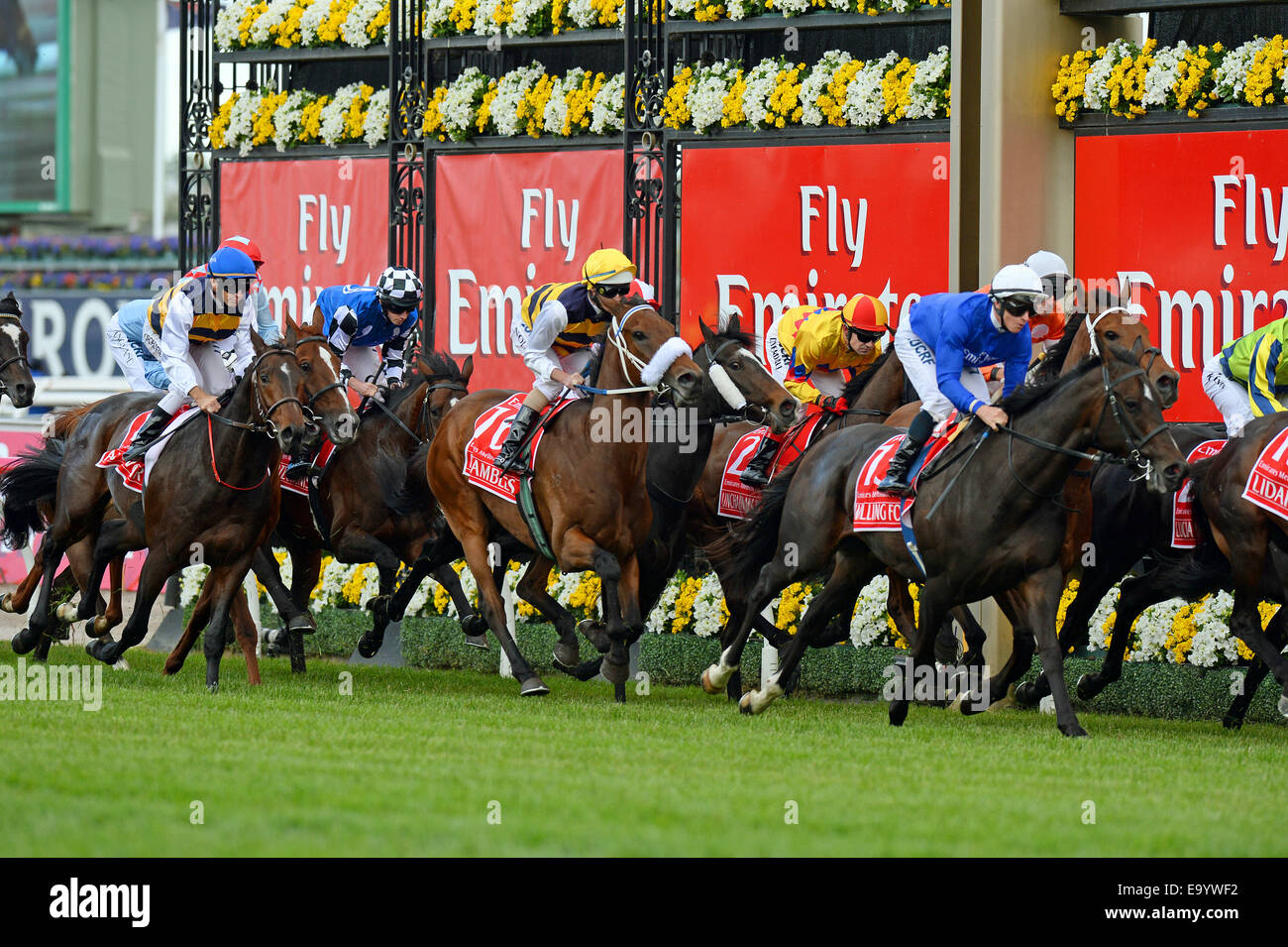 Flemington racecourse hi-res stock photography and images - Alamy