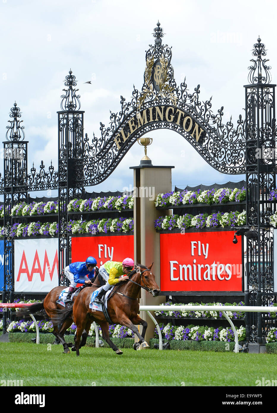Flemington Racecourse, Melbourne, Australia. 04th Nov, 2014. Race 2 ...