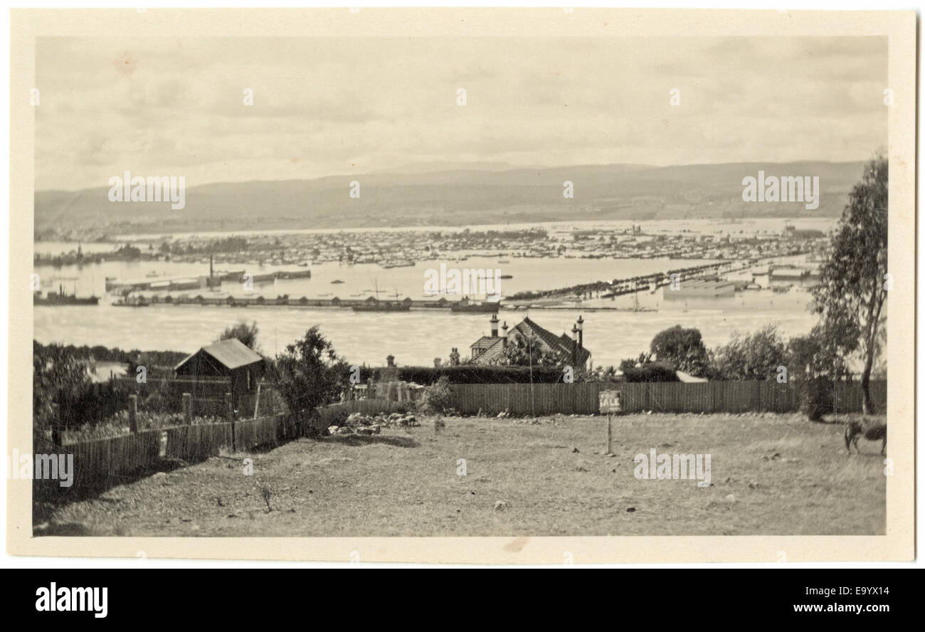 This photograph captures a view of the Invermay area from Trevallyn ...