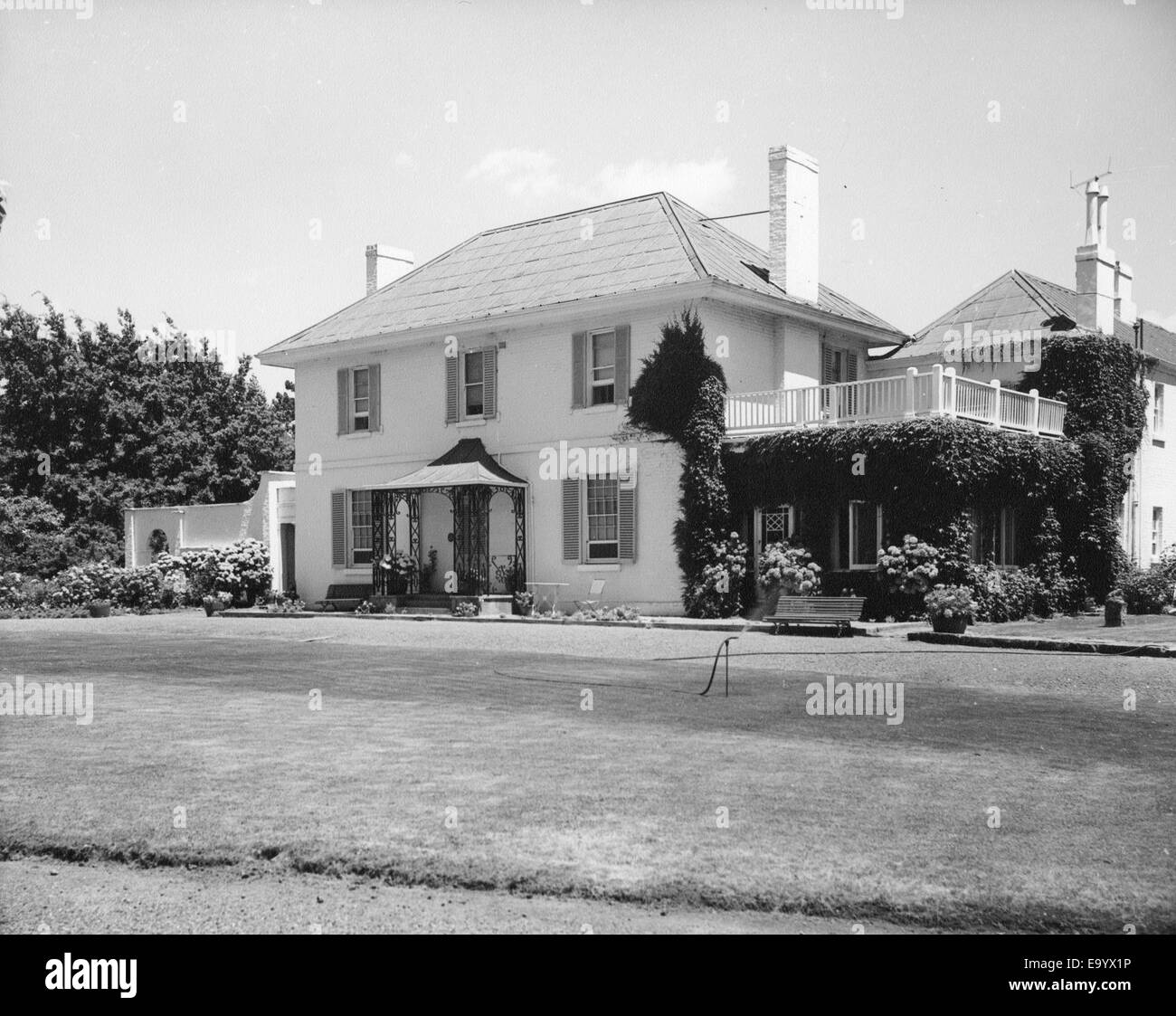 This photo shows Longford, Tasmania, with a focus on Brickendon, a ...