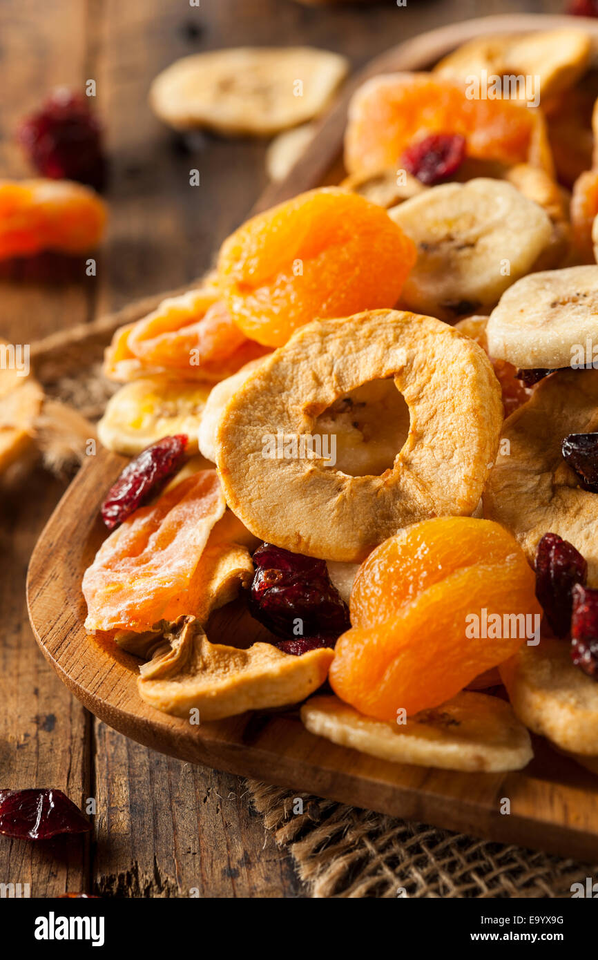 Organic Healthy Assorted Dried Fruit on a Plate Stock Photo - Alamy