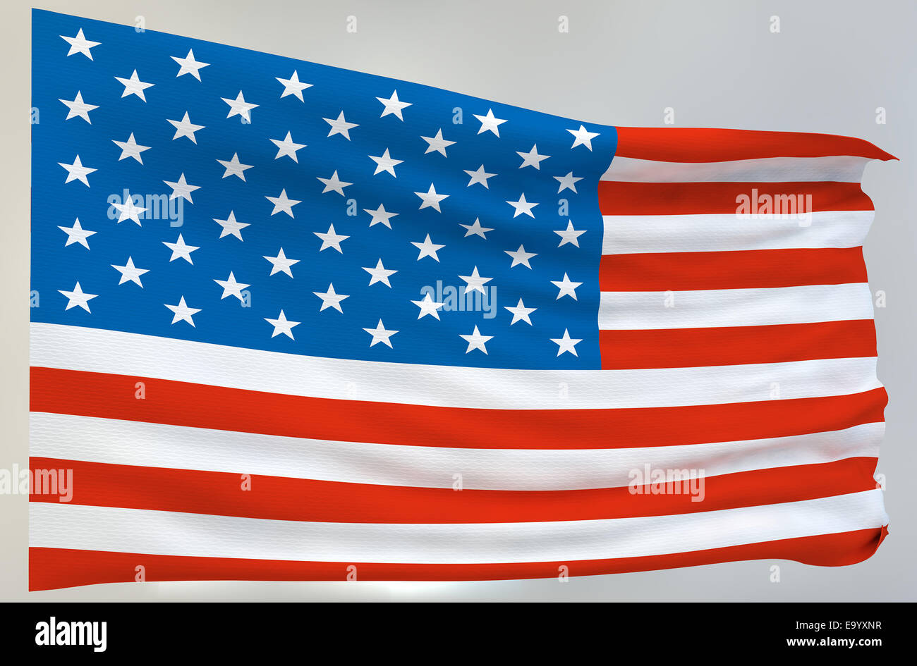 American flag waving hi-res stock photography and images - Alamy