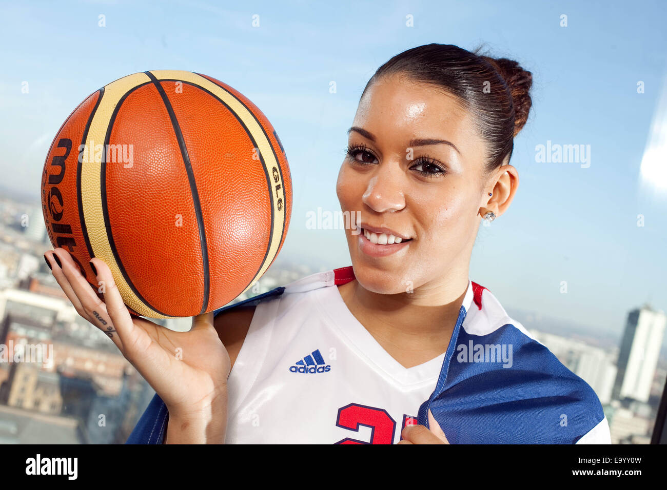 Lauren Thomas-Johnson , basketball player Stock Photo - Alamy