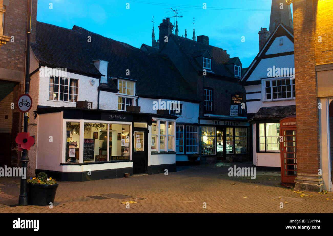 Evesham market square worcestershire england hi-res stock photography ...