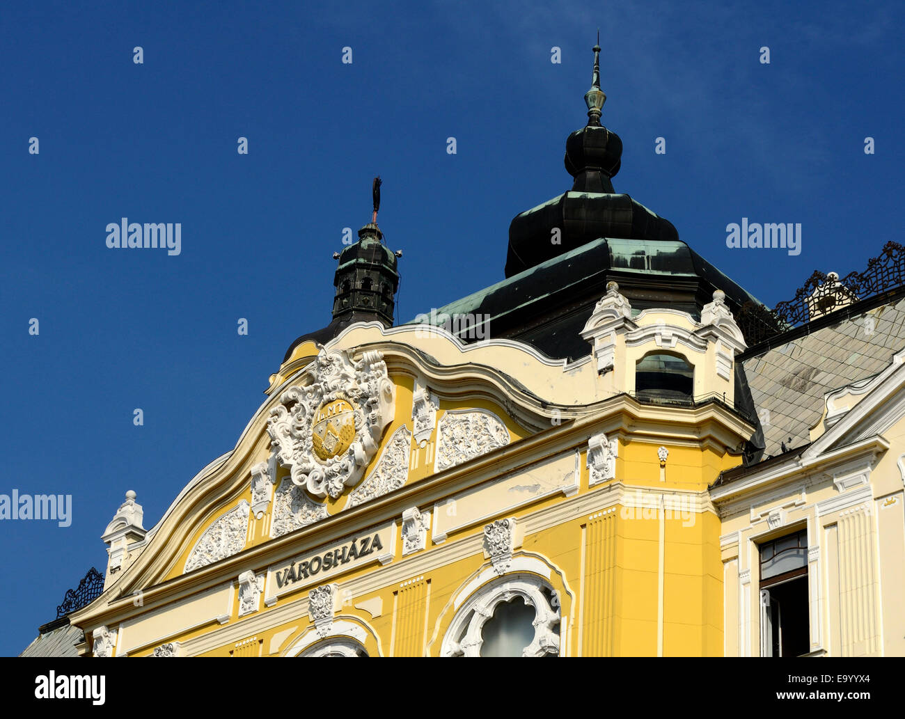 Pecs Hungary Baranya county South Transdanubia. Town Hall - Varoshaza ...