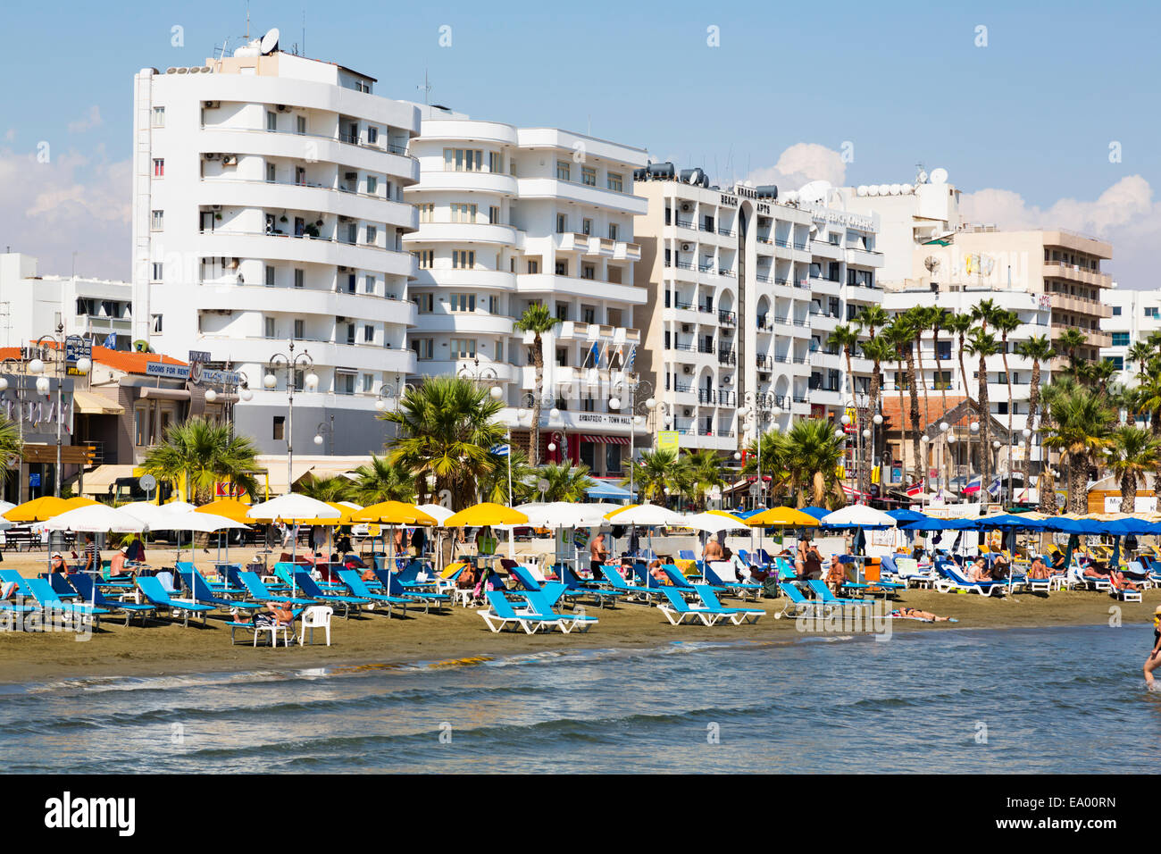 Finikoudes hi-res stock photography and images - Alamy