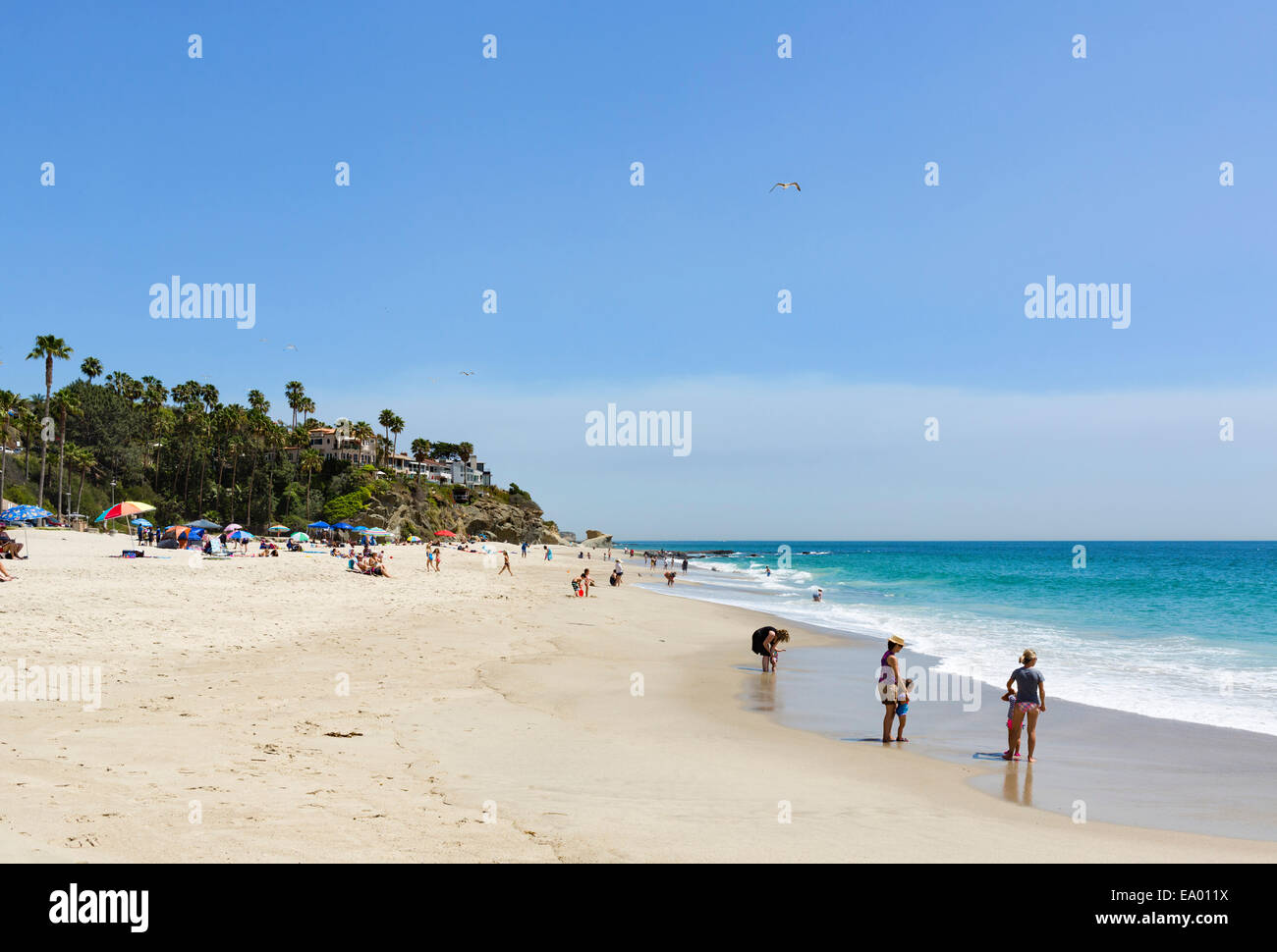 The beach at Aliso Beach State Park, Laguna Beach, Orange County ...