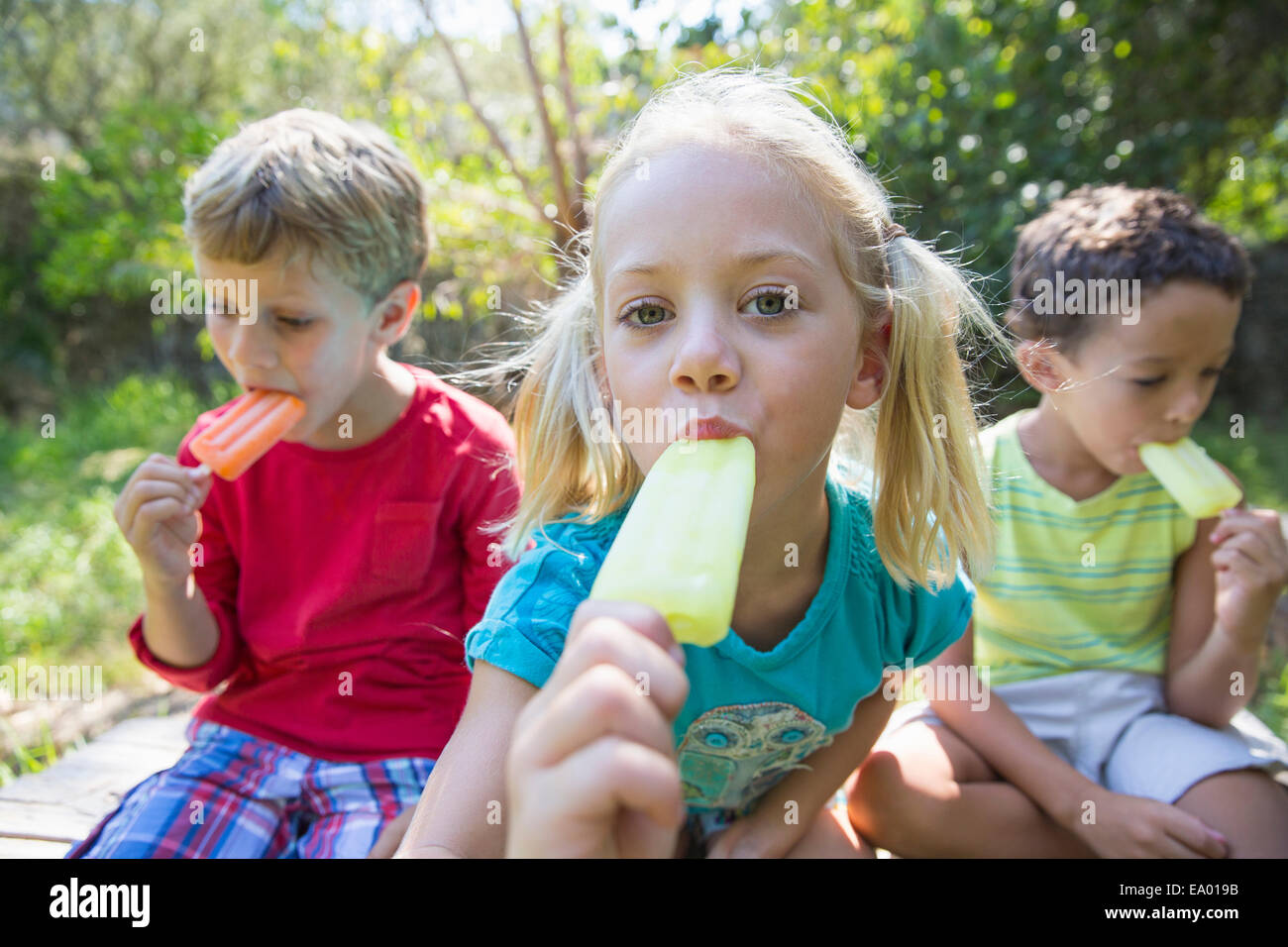 Portrait of three children portrait of three children hi-res stock ...