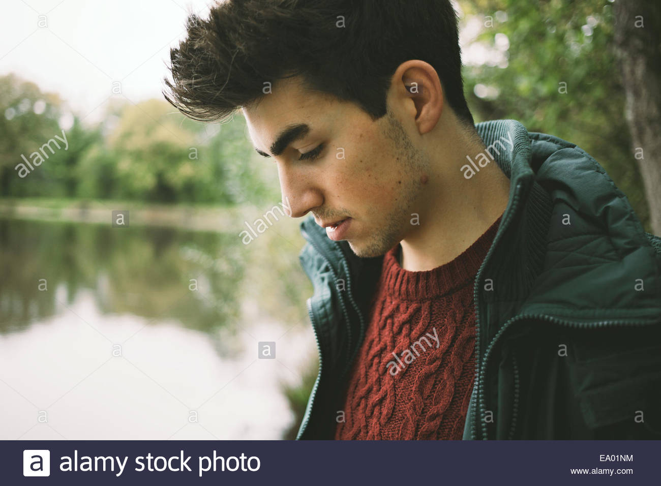 Man On Riverbank High Resolution Stock Photography and Images - Alamy