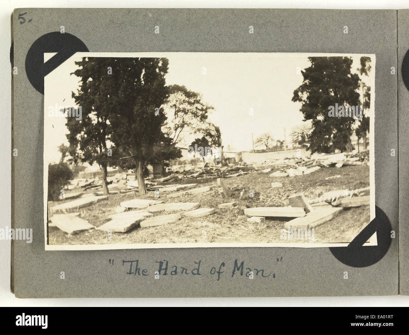 This photograph captures the St David's Cemetery, highlighting the ...