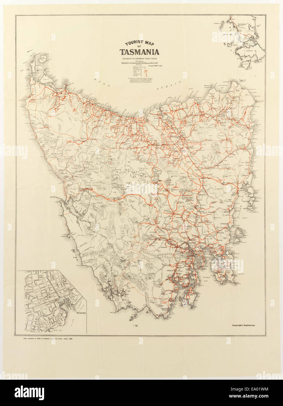 Tourist map of Tasmania Tourist map of Tasmania 15208803451 o Stock ...