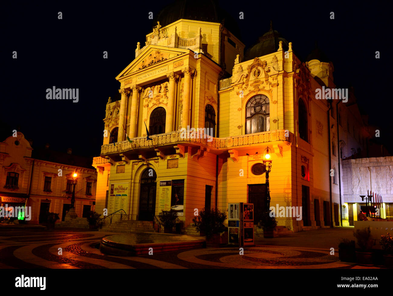 Pecs Hungary Baranya county South Transdanubia. National Theatre ...