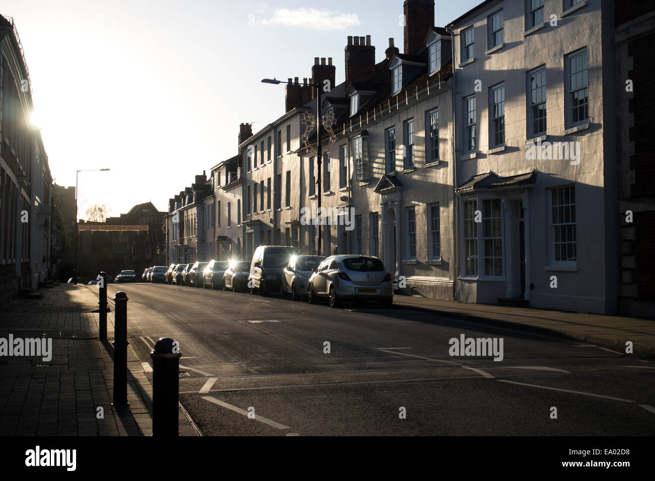 High Street, Warwick, Warwickshire, England, UK Stock Photo - Alamy