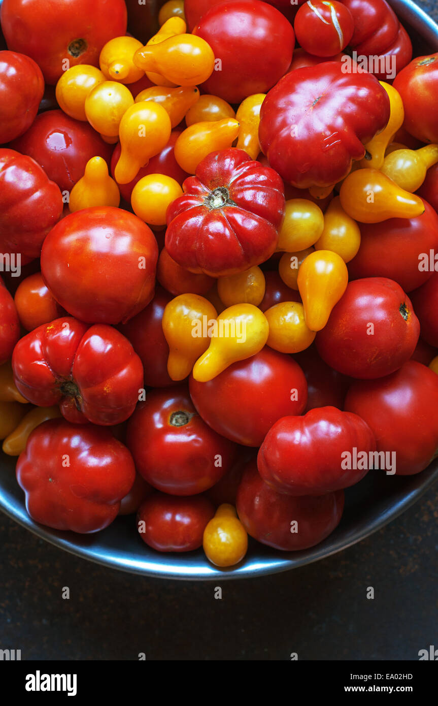 Red tomatoes pear variety hi-res stock photography and images - Alamy