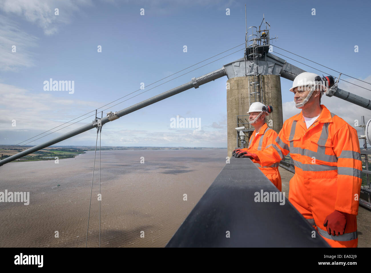 Man Standing On Suspension Bridge High Resolution Stock Photography and ...