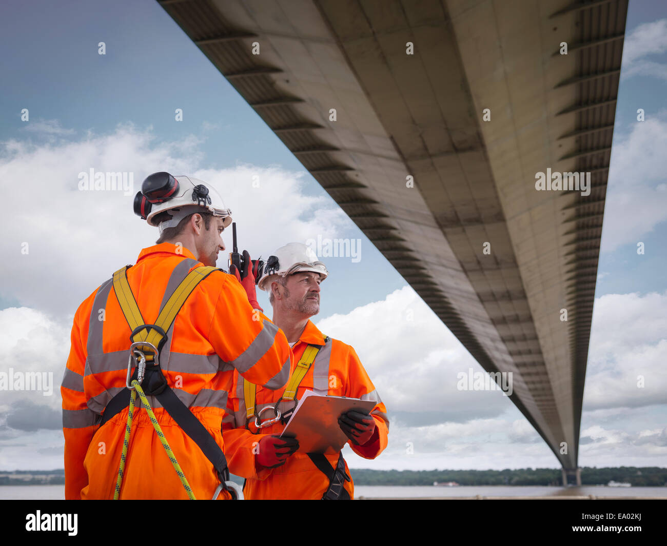 Bridge worker under bridge High Resolution Stock Photography and Images ...