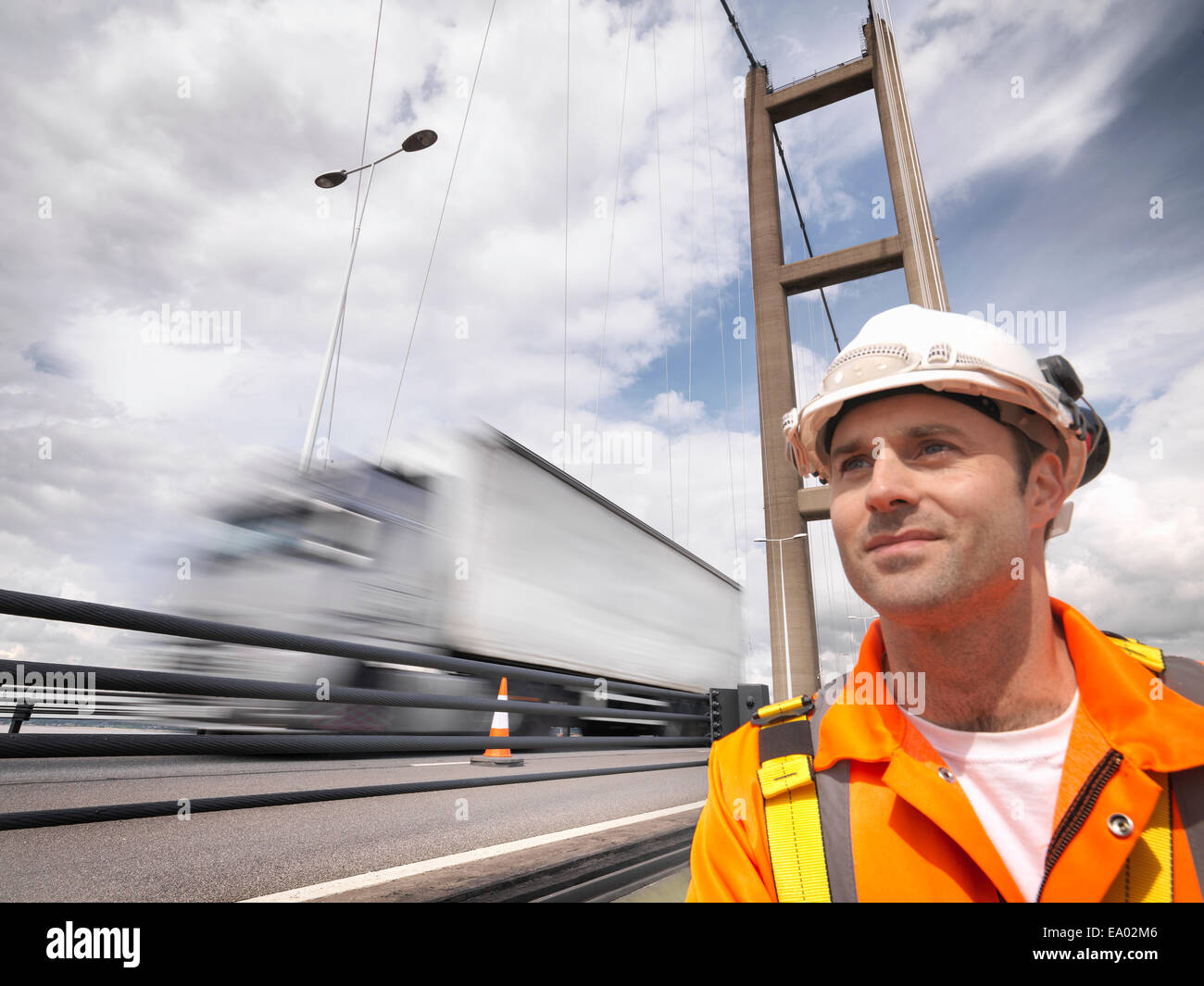 Safety harness and helmet and worker hi-res stock photography and ...