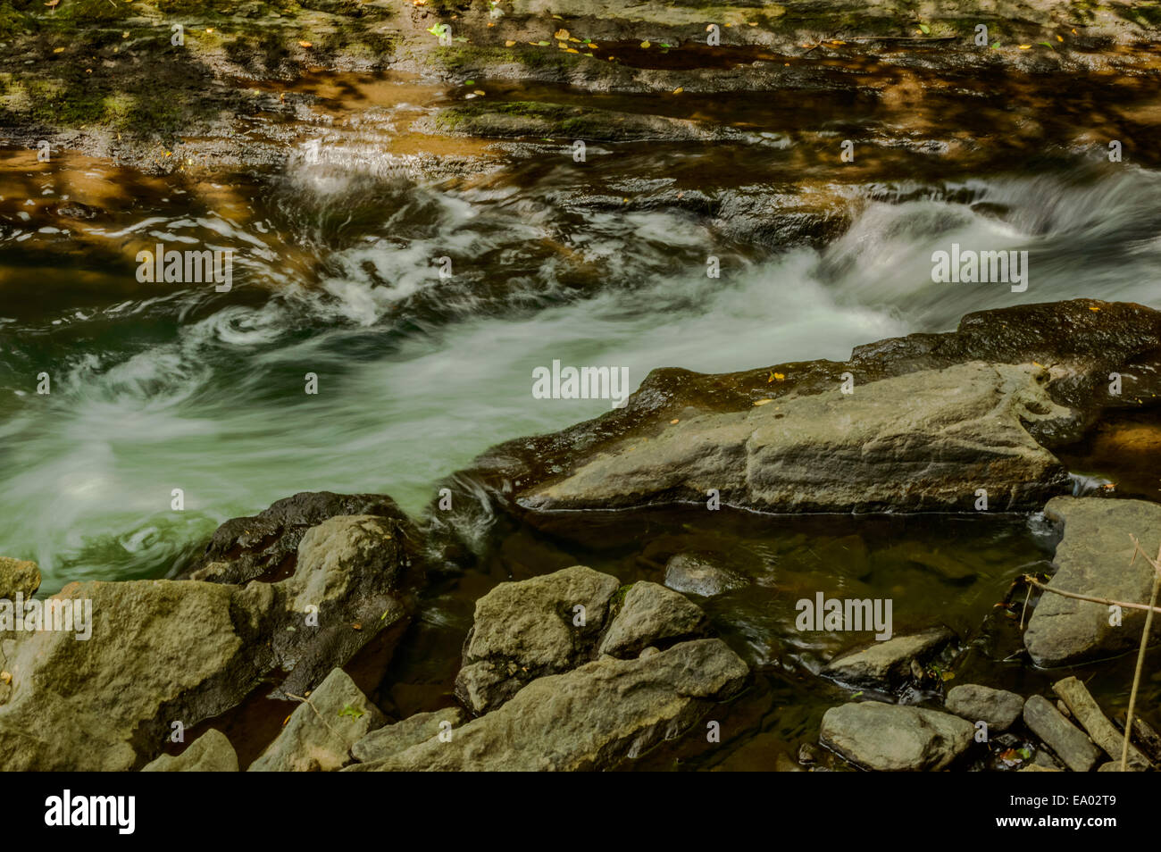 river rapids with eddies and pools among the rocks Stock Photo - Alamy