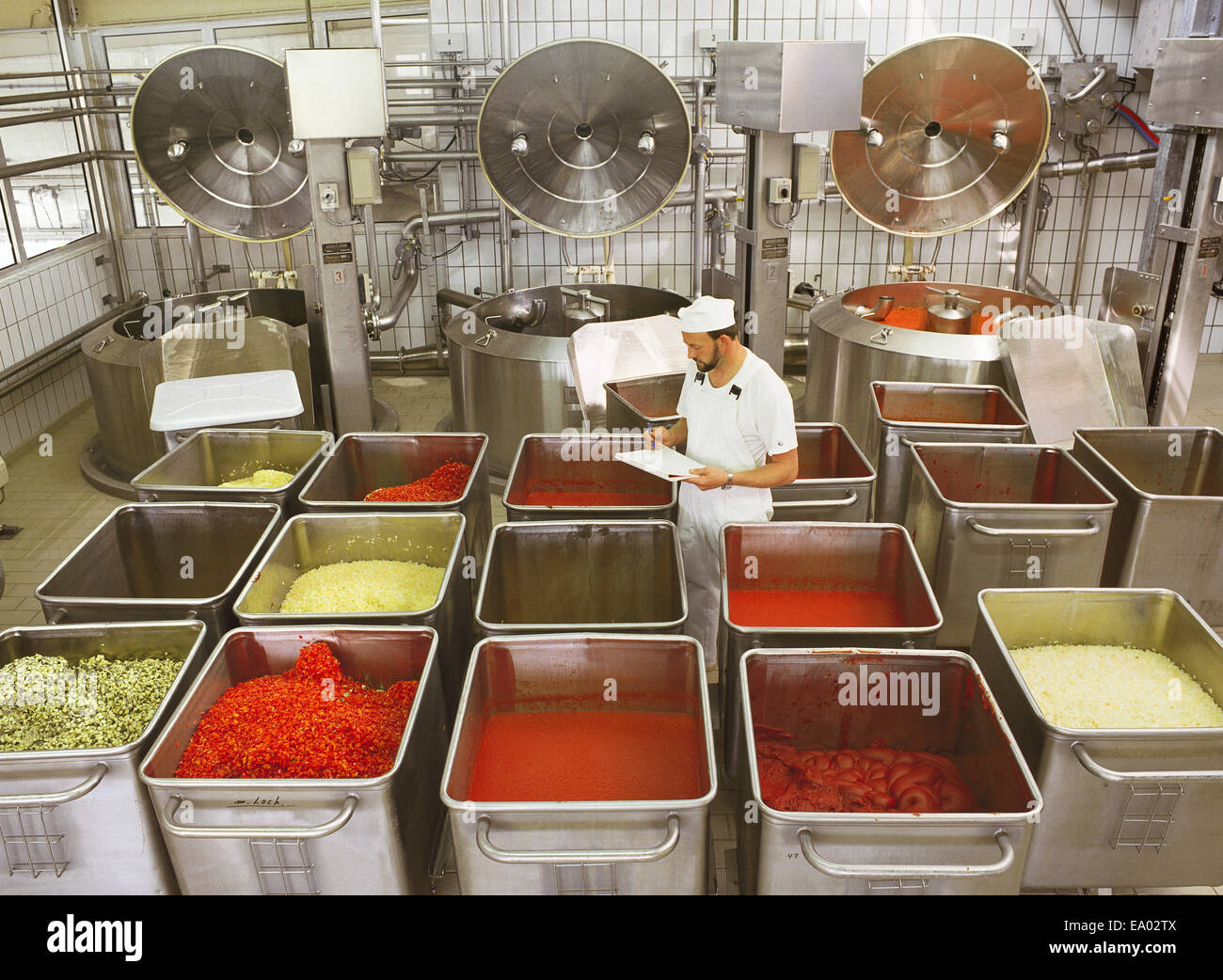 Soup factory hi-res stock photography and images - Alamy