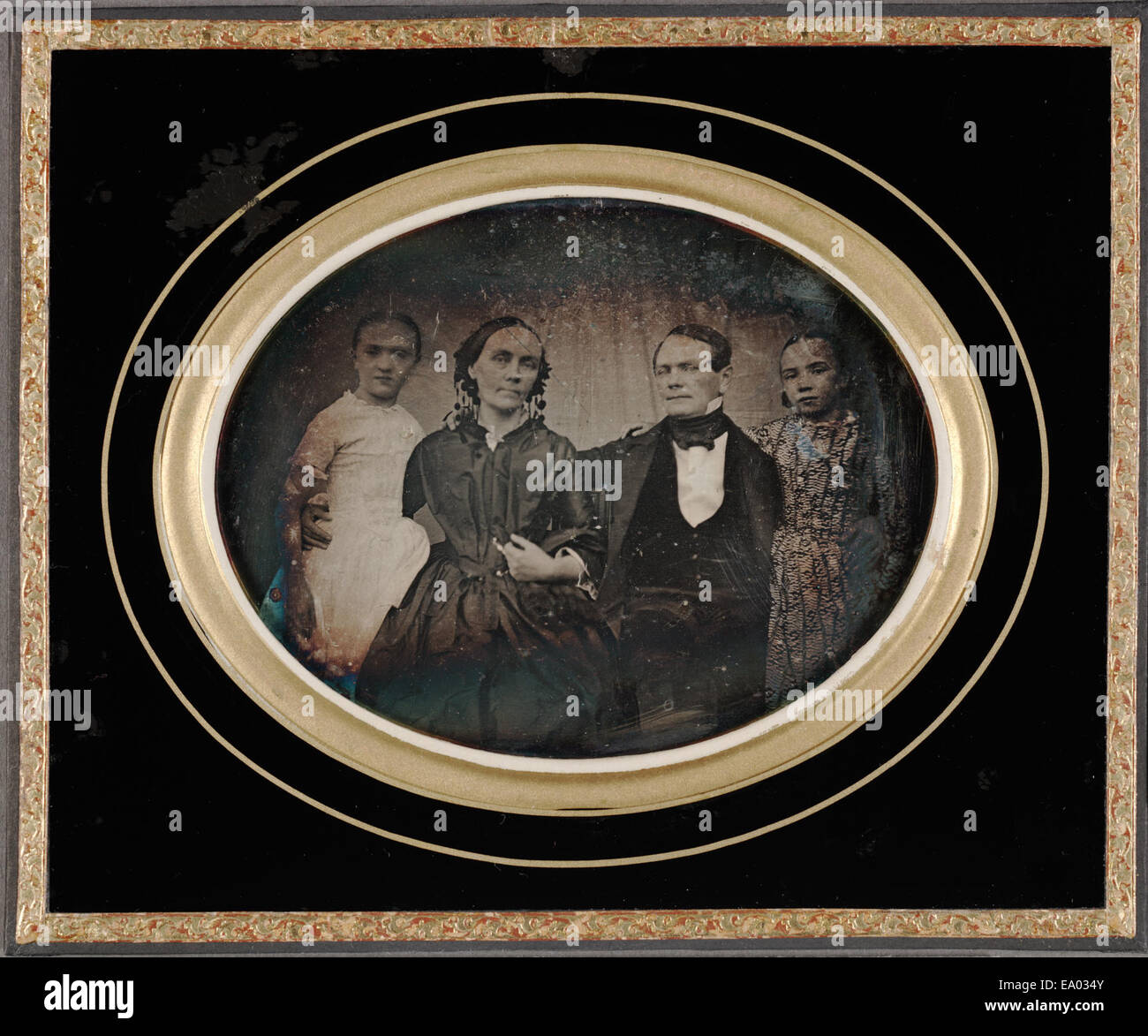 This daguerreotype image features a town council member posing with his ...