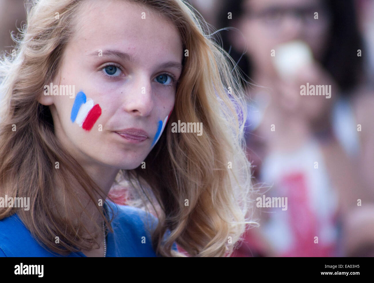 French face paint hi-res stock photography and images - Alamy