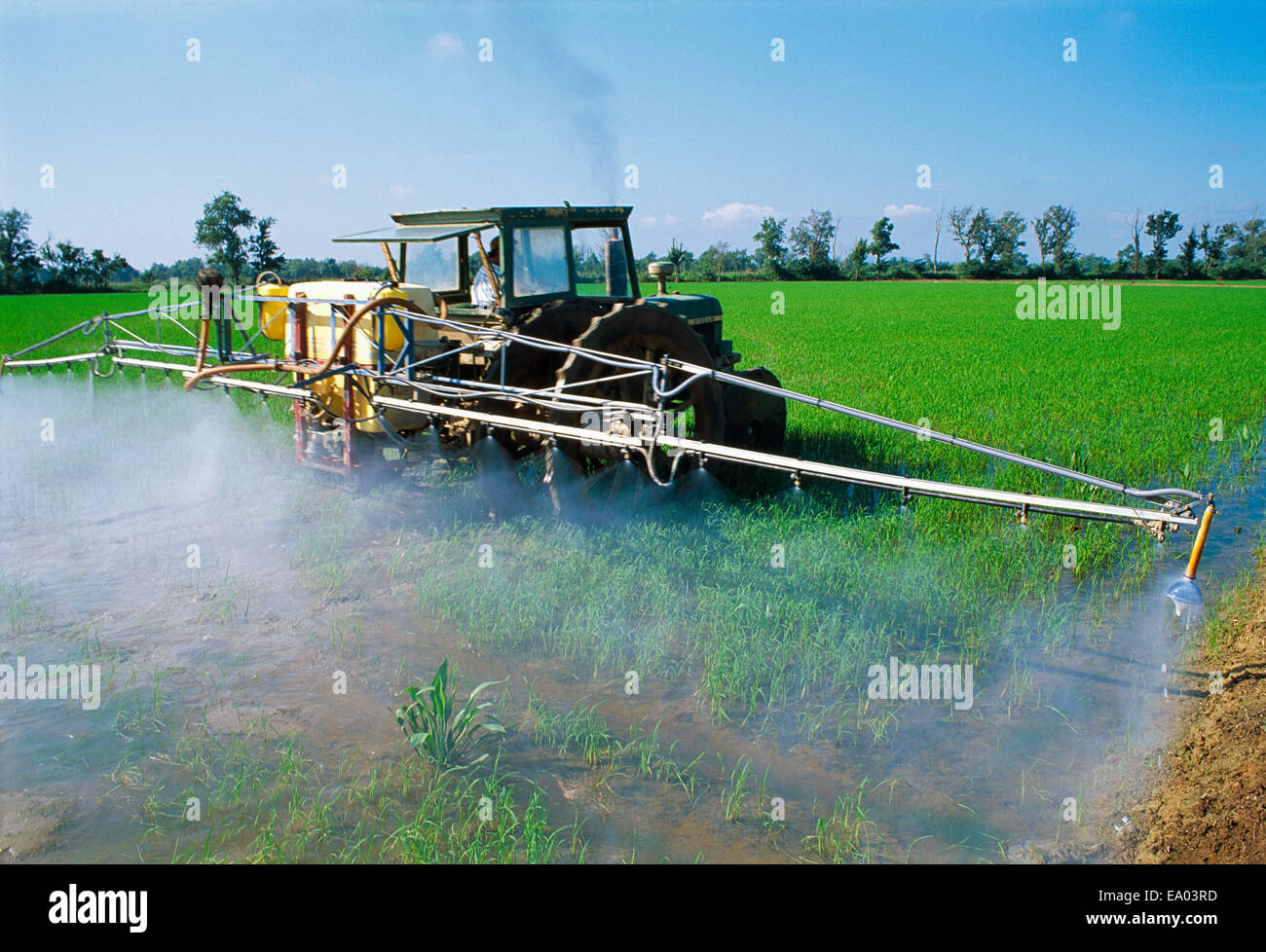 Agriculture - Chemical application of pesticide and herbicide to an ...