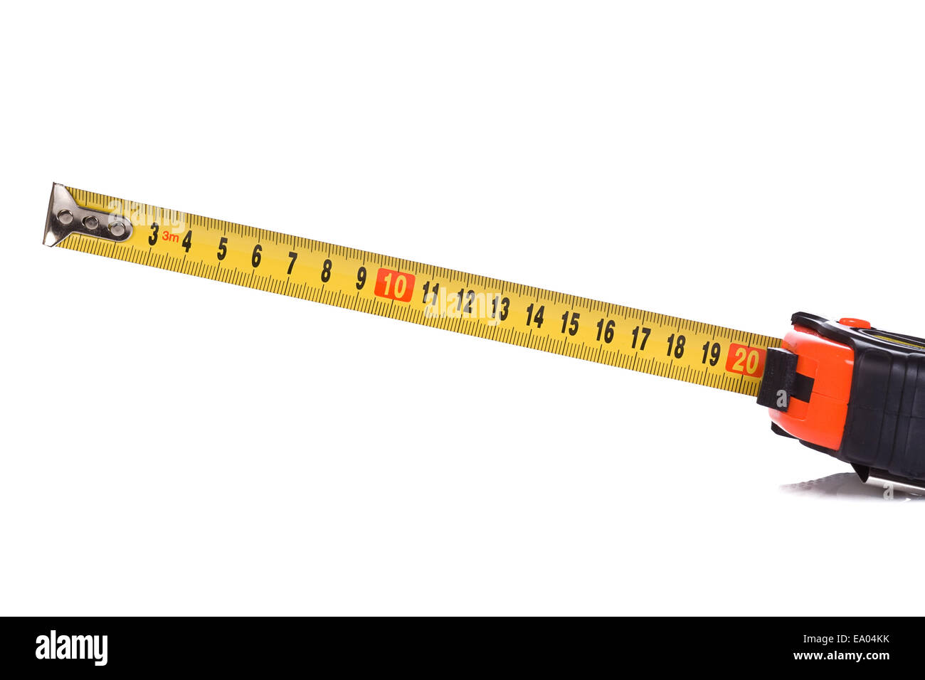 isolated red centimeter tape measure Stock Photo - Alamy