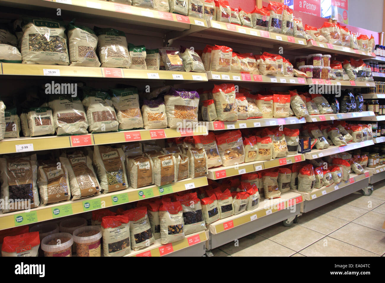 Seeds nuts display hi-res stock photography and images - Alamy