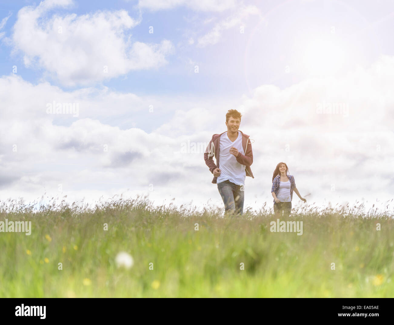 Running sunshine hi-res stock photography and images - Alamy