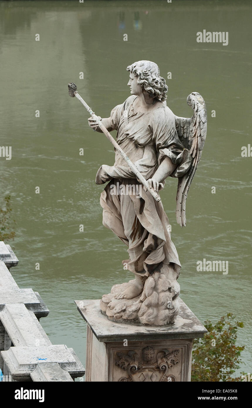 Statue of angel with the sponge (by Antonio Giorgetti) in Sant'Angelo ...