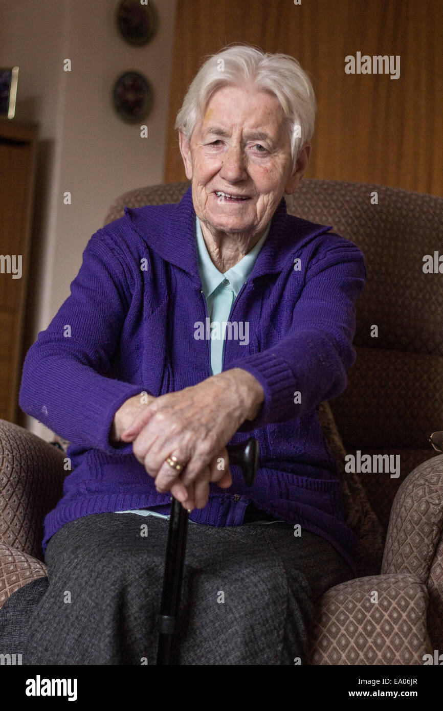 91 year old lady hi-res stock photography and images - Alamy