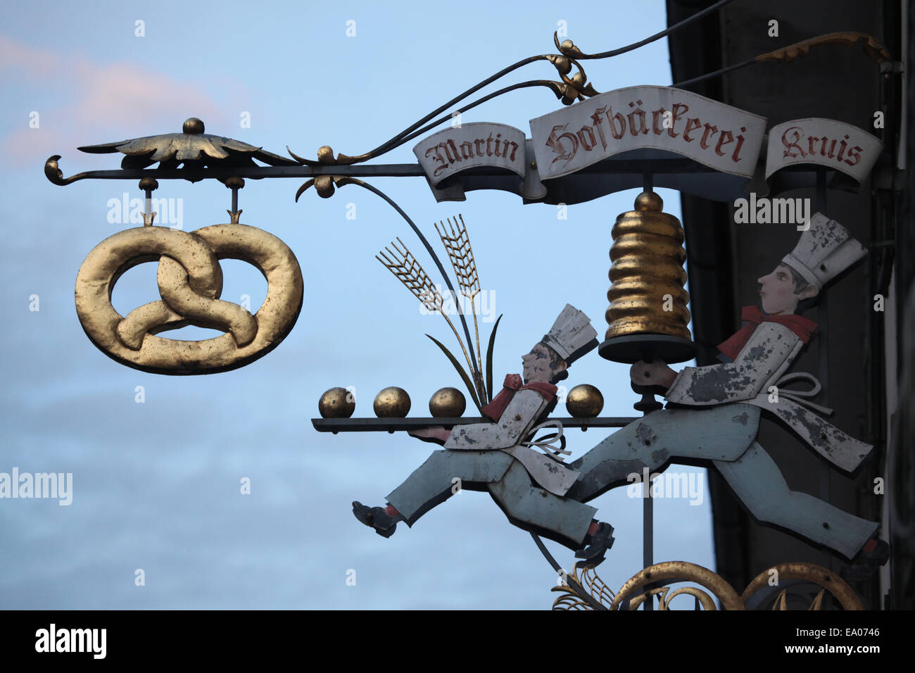 German baker sign hi-res stock photography and images - Alamy