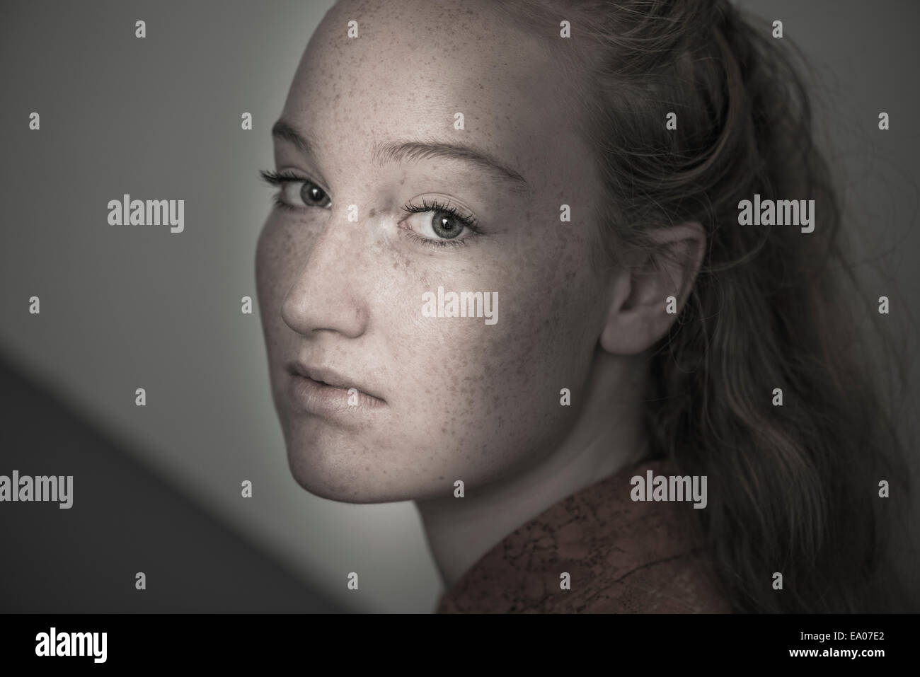 Freckles hi-res stock photography and images - Alamy