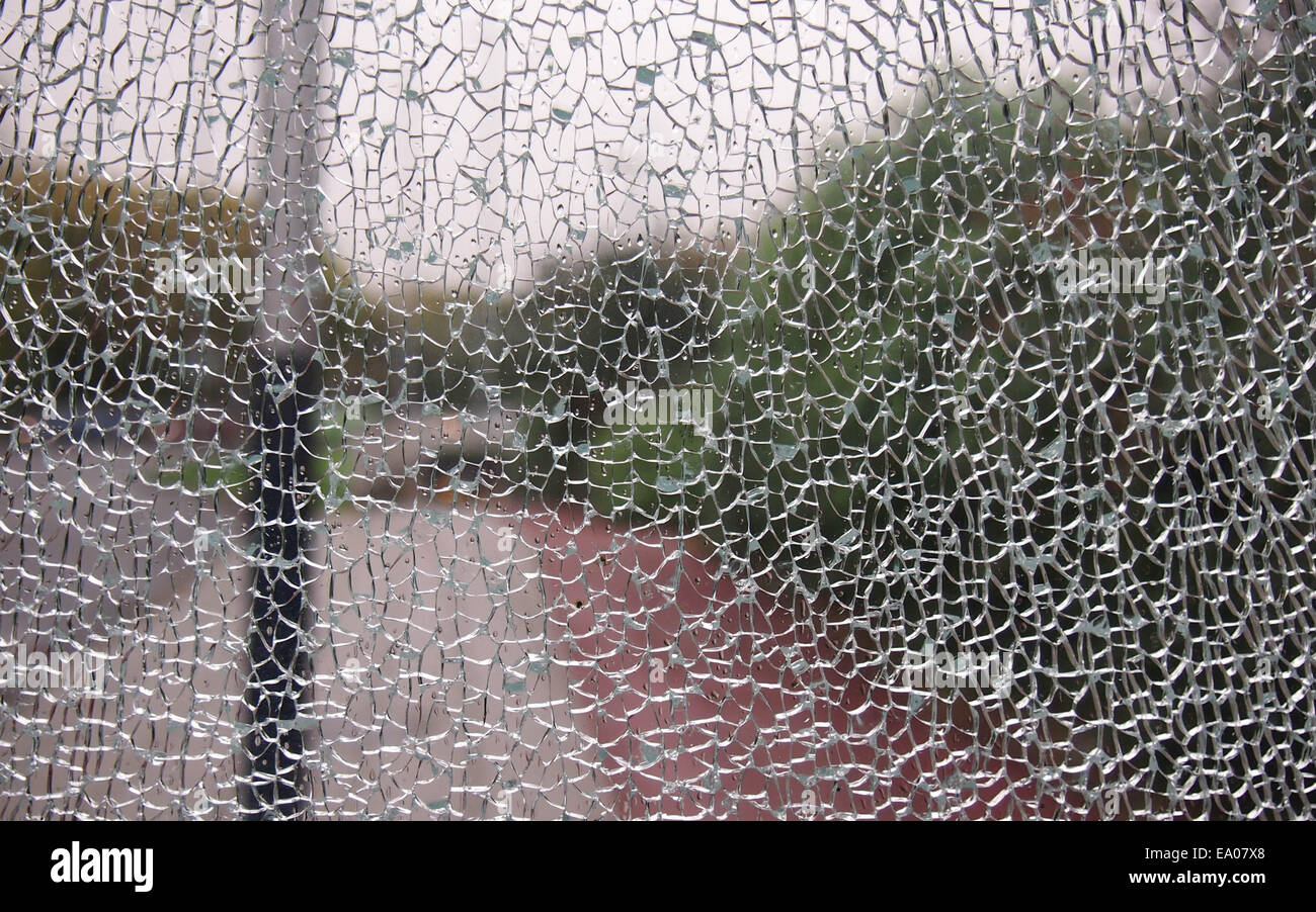 Broken window in bus hi-res stock photography and images - Alamy