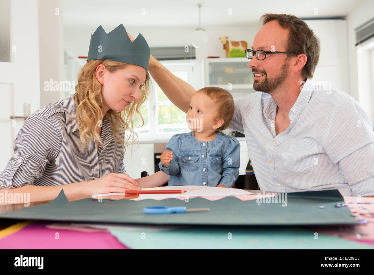 Cardboard crowns hi-res stock photography and images - Alamy
