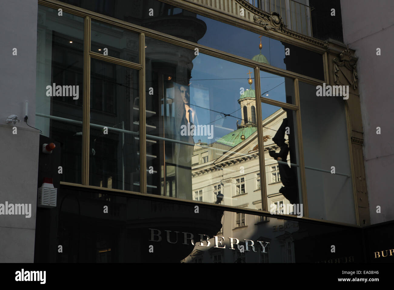 Burberry store window in Vienna, Austria Stock Photo - Alamy
