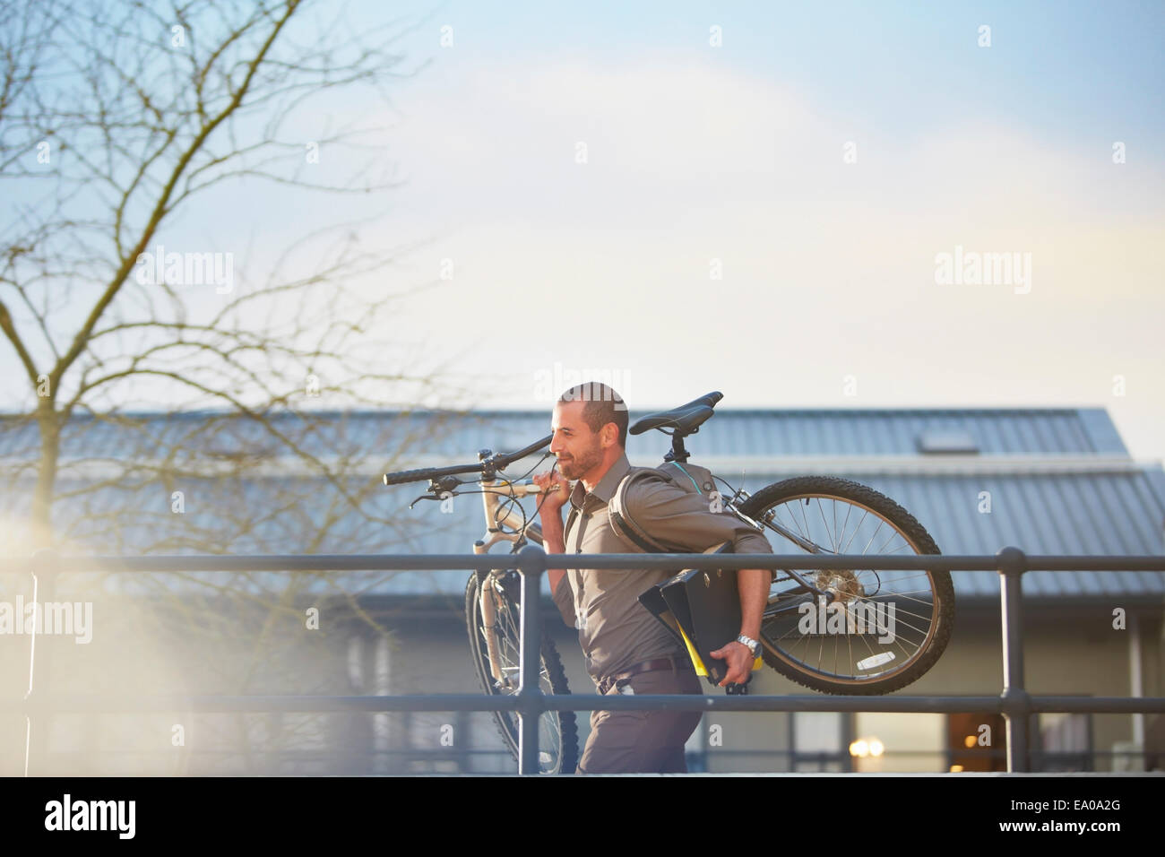 Running businessman profile hi-res stock photography and images - Alamy