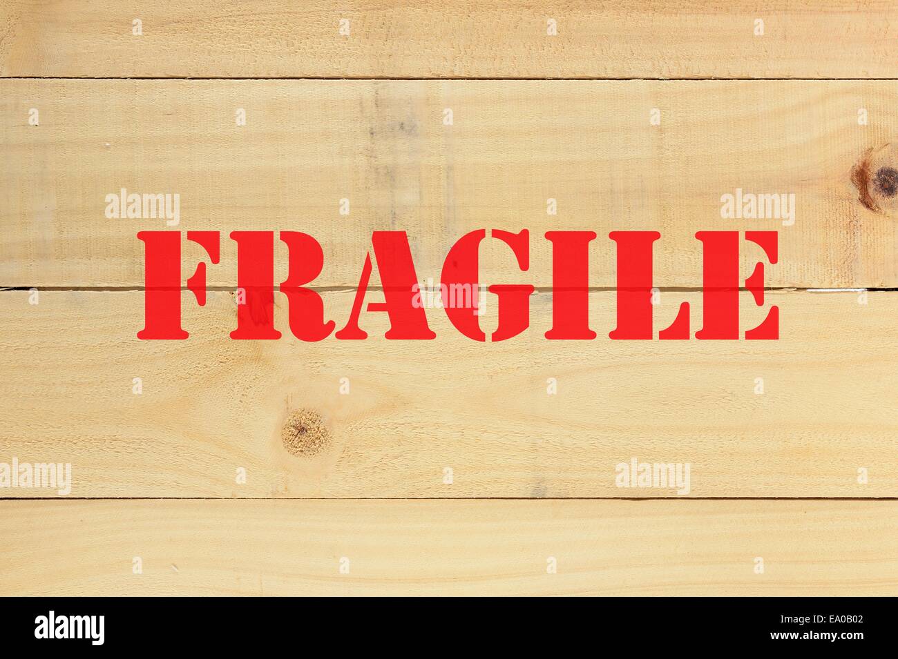 A close up shot of a wooden crate Stock Photo - Alamy