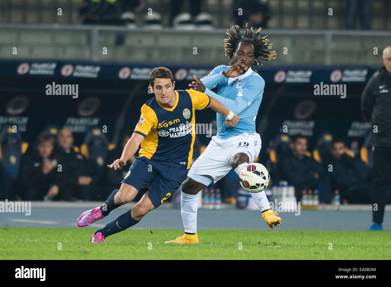 Juanito (Hellas), Luis Cavanda (Lazio), OCTOBER 30, 2014 - Football ...