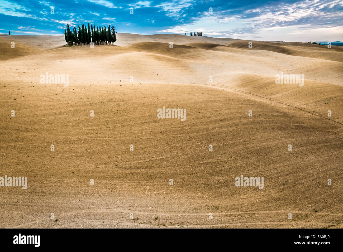 Desert view in the autumn of Tuscany Stock Photo - Alamy