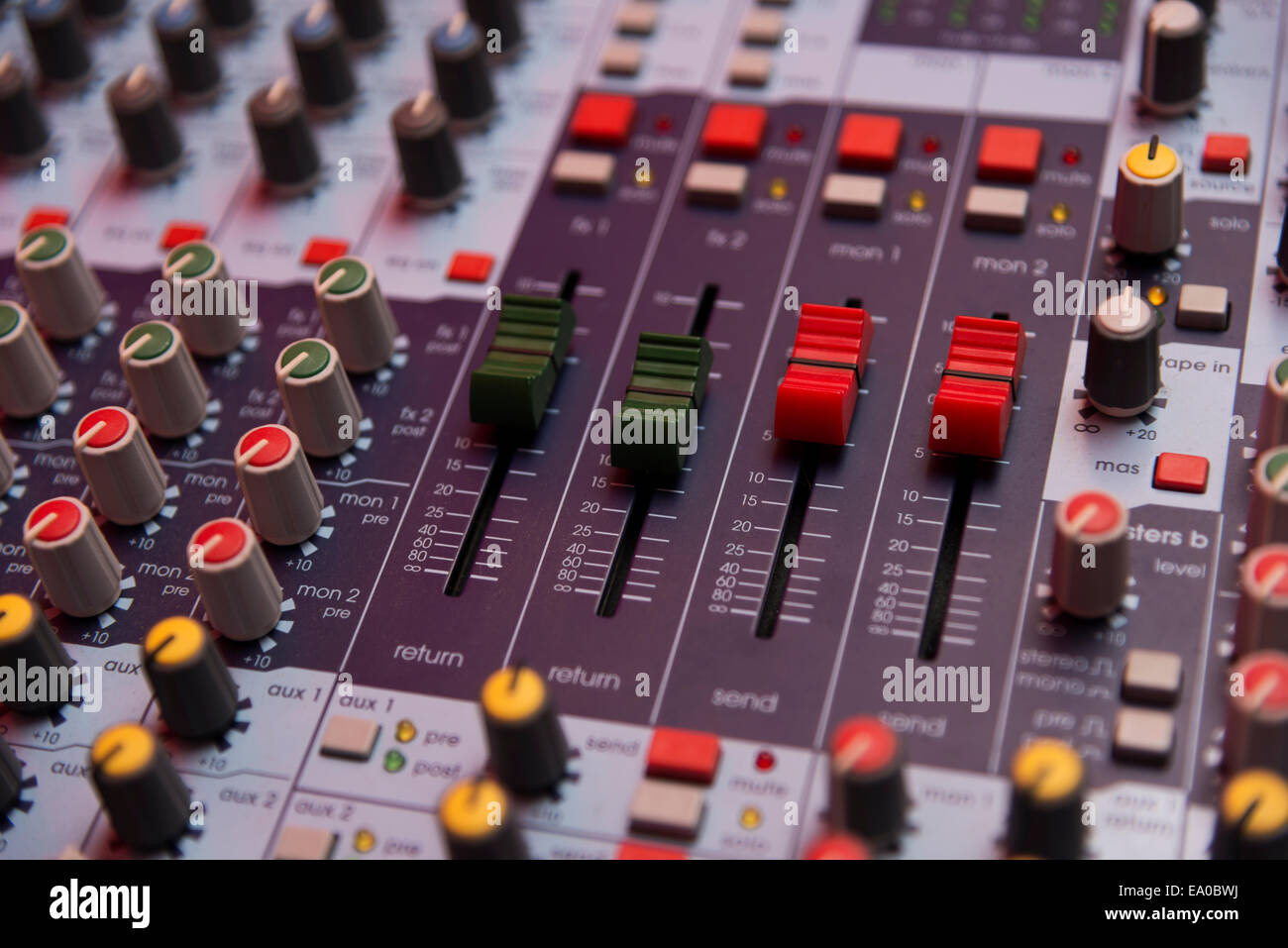 Sound board hi-res stock photography and images - Alamy